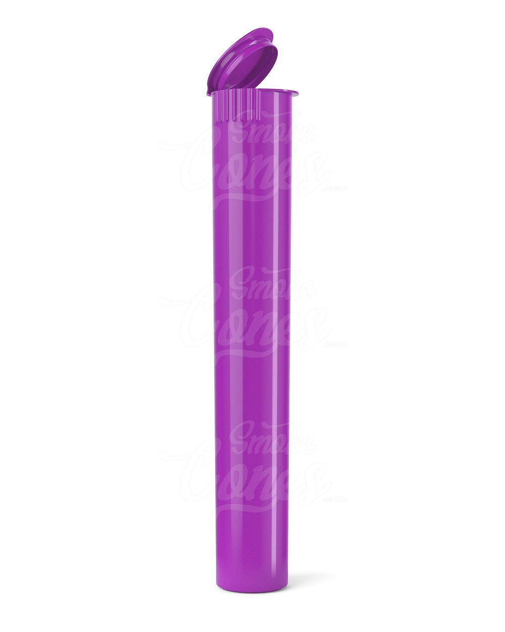 116mm CR King Size Opaque Purple Plastic Pre-Roll Tubes