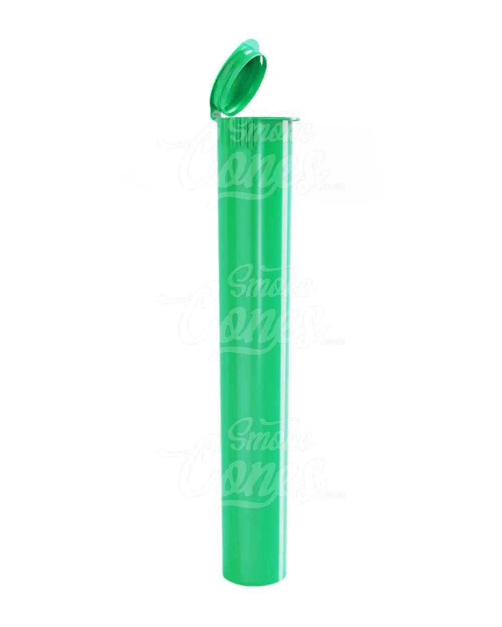 116mm CR King Size Opaque Green Plastic Pre-Roll Joint Tubes