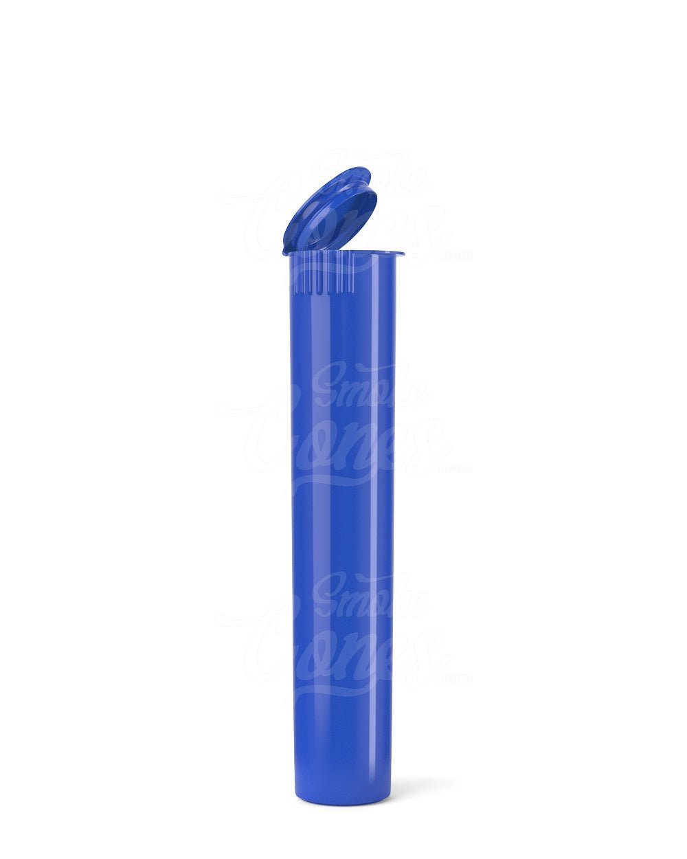 95mm Child Resistant Opaque Blue Plastic Pre-Roll Tubes