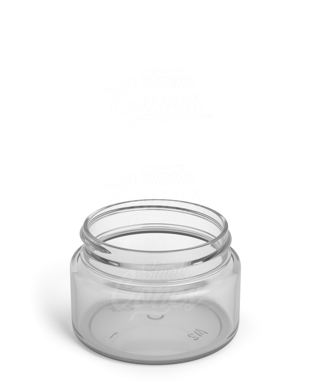 2oz Straight Sided Clear Plastic Jars with 53/400 Thread