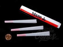 109mm Blaze King Size Pre Rolled Paper Cones + Tubes